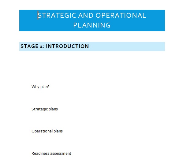 15 Free Strategic Business Plan Templates - Free Word Templates