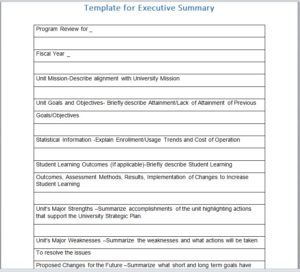 18 Free Summary Report Templates - Free Word Templates