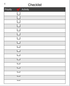 Free Checklist Templates - Free Word Templates