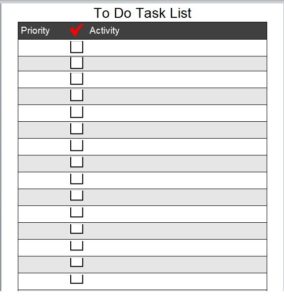 15 Free Task List Templates - Free Word Templates