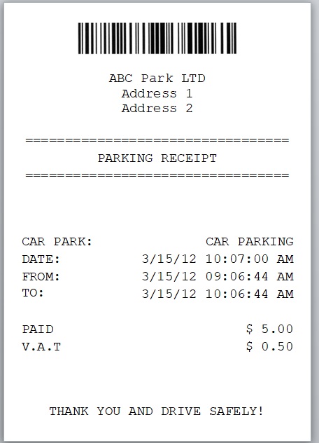 10 Free Parking Ticket Templates - Free Word Templates