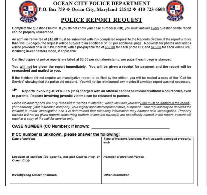 15 Free Police Report Templates - Free Word Templates