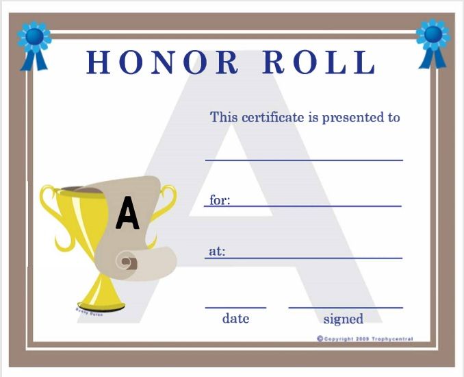 15 Free Certificate of Honor Templates - Free Word Templates