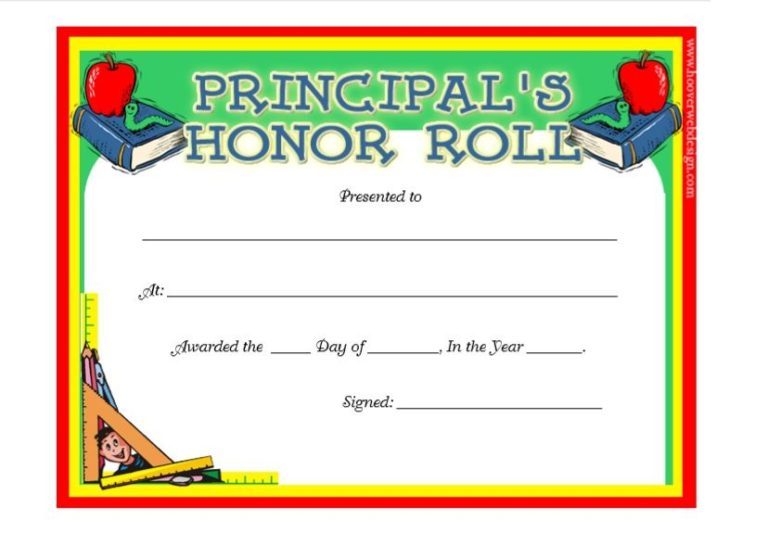 15 Free Certificate of Honor Templates - Free Word Templates