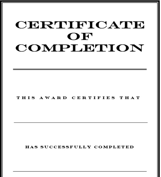 17 Free Training Certificate Templates - Free Word Templates