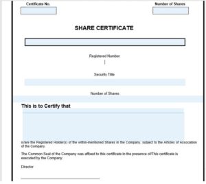 15 Free Stock Shares Certificate Templates - Free Word Templates