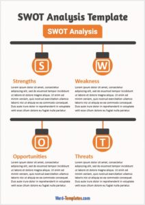 SWOT Analysis Templates - Free Word Templates