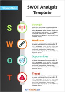 SWOT Analysis Templates - Free Word Templates