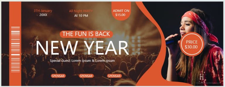 15+ Free Event Ticket Templates - Free Word Templates