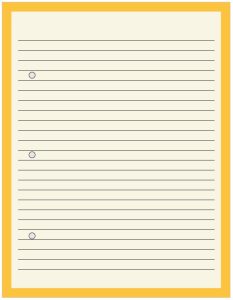 Free Notebook Paper Templates - Free Word Templates