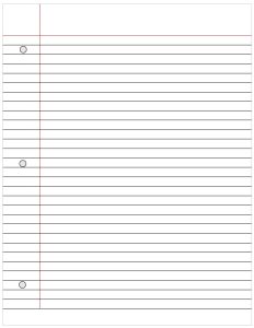 Free Notebook Paper Templates - Free Word Templates