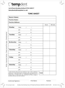 Free Timesheet Templates - Free Word Templates